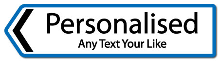 JAF Graphics. Personalised Road Direction Pointing Sign