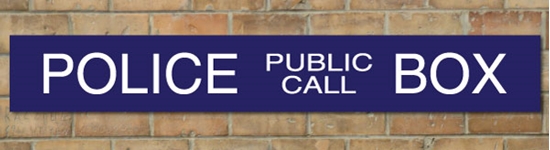 JAF Graphics. English Police Box Sign