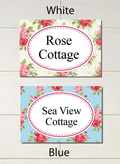 JAF Graphics. Shabby Chic Style Roses Sign