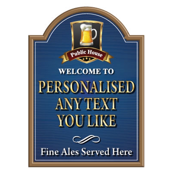 JAF Graphics. Traditional Pub sign with Shaped Top