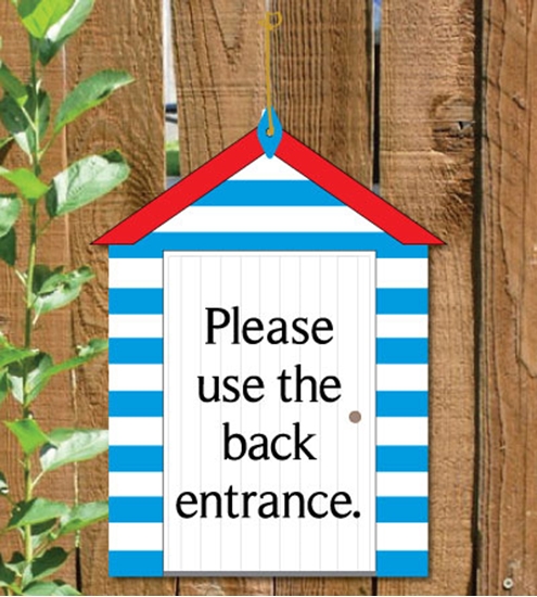 JAF Graphics. Personalised Beach Hut Sign