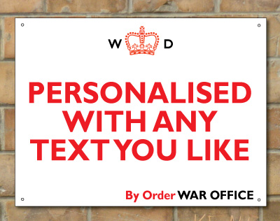 JAF Graphics. WW2 War Office Air Raid Shelter Sign