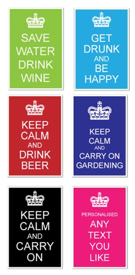 JAF Graphics. Keep Calm Garden Sign
