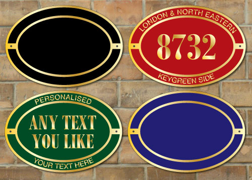 JAF Graphics. Oval Railway Station Sign