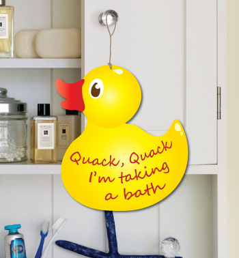 JAF Graphics. Rubber Duck Shaped Sign