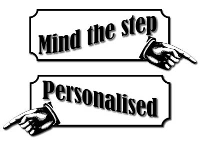 JAF Graphics. Vintage Antique style pointing finger sign