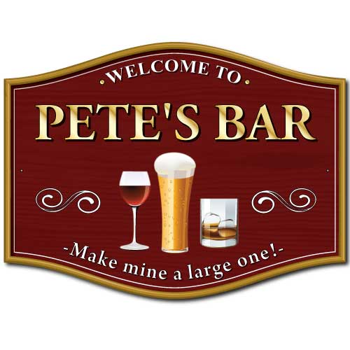 JAF Graphics. Make mine a large one! Home pub sign