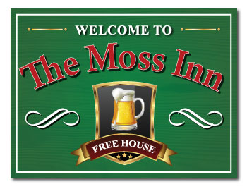 JAF Graphics. Personalised Traditional Style Pub sign