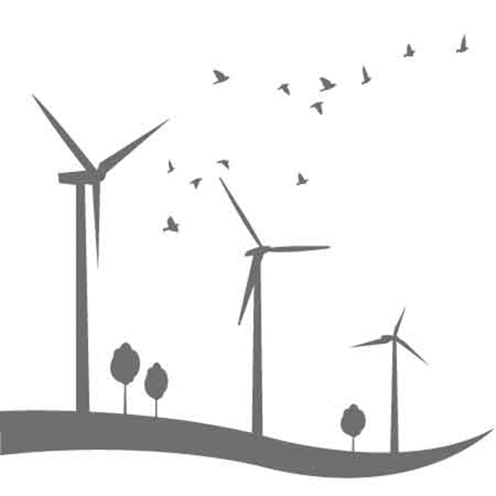 JAF Graphics. Wind Turbine Wall Sticker, Windmill Wall Sticker, Large ...