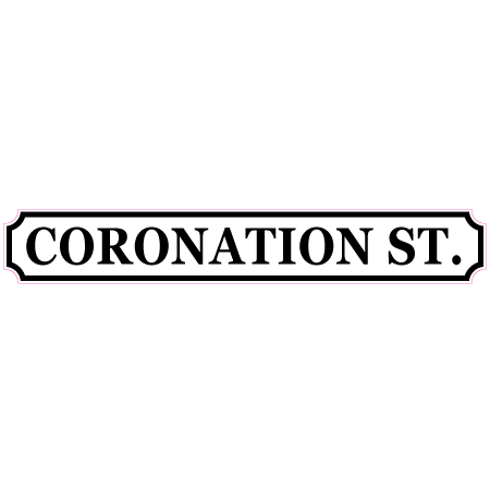 JAF Graphics. Coronation Street Style Sign