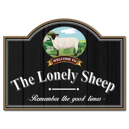 JAF Graphics. Farm Animal Pub Sign