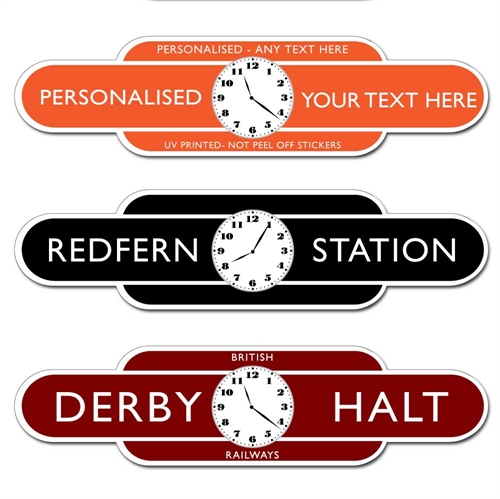 JAF Graphics. Classic Railway Station Totem Clock