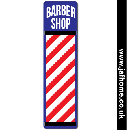 JAF Graphics. Barber Shop Sign, Barbers Pole