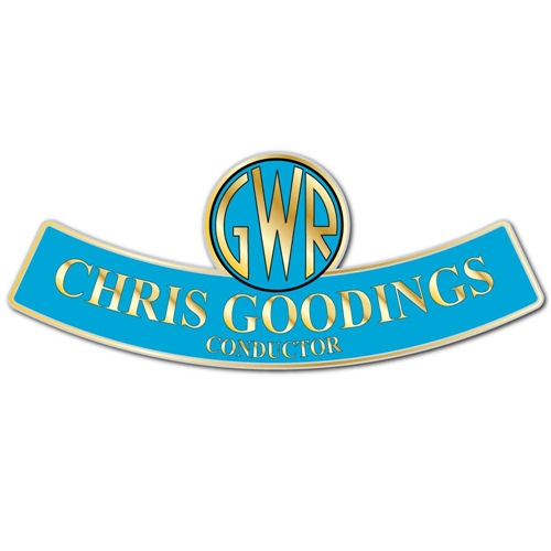 JAF Graphics. GWR Logo Arched Personalised Train Sign