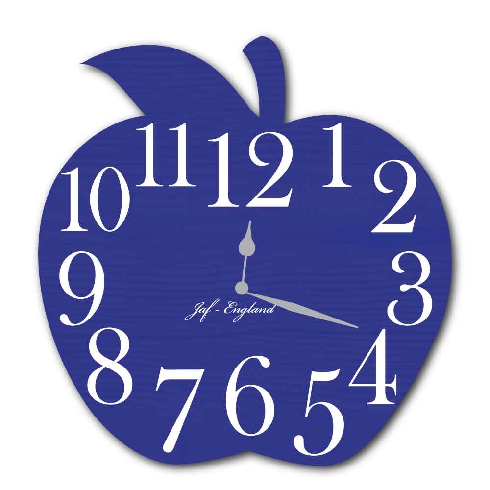 JAF Graphics. Cute Apple Shaped Clock
