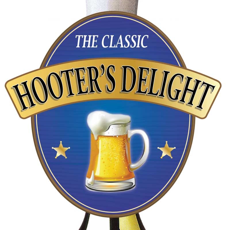 JAF Graphics. Personalised Pint Logo Beer Pump Clip