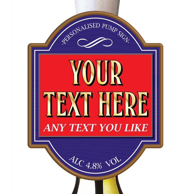 JAF Graphics. Traditional Style Beer Pump clip