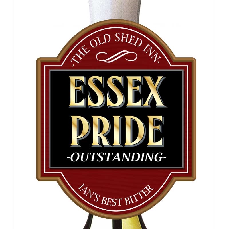 JAF Graphics. Traditional Style Beer Pump clip