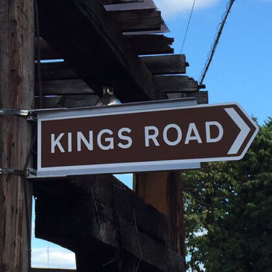 JAF Graphics. Double Sided Direction Pointing Sign & post fixing bracket