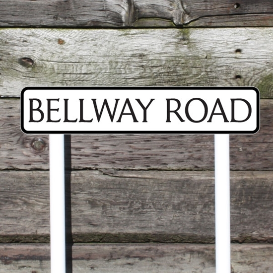 JAF Graphics. Standard Size UK Street Sign on Posts