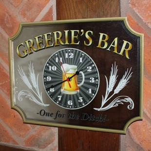 JAF Graphics. Pub & Bar Clocks