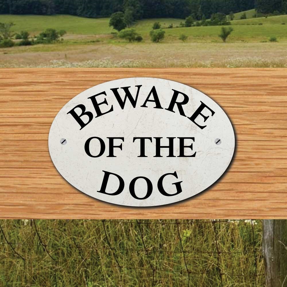 JAF Graphics. Beware of The Dog Sign