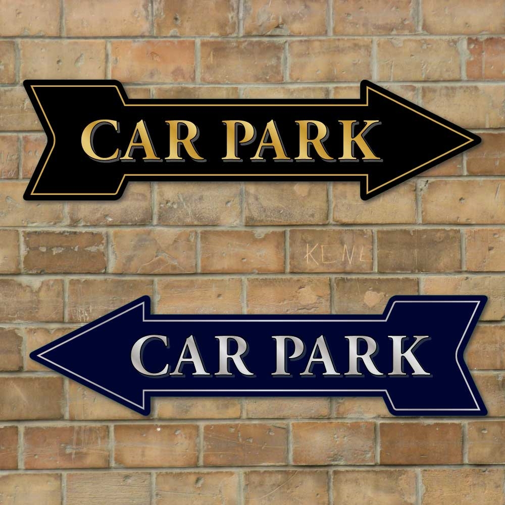JAF Graphics. Car Park Pub Arrow Sign