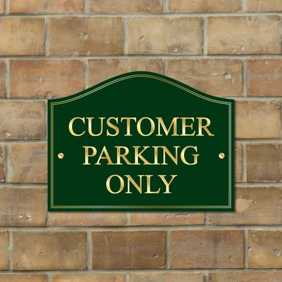 JAF Graphics. Customer Car Park Sign