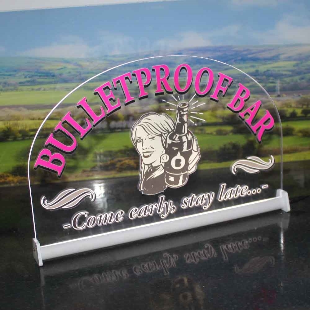 JAF Graphics. Super Bright LED Bar Sign with your own logo