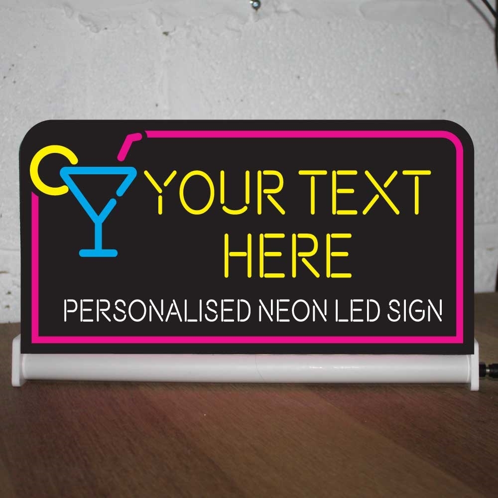 JAF Graphics. Personalised Light up Bar Sign