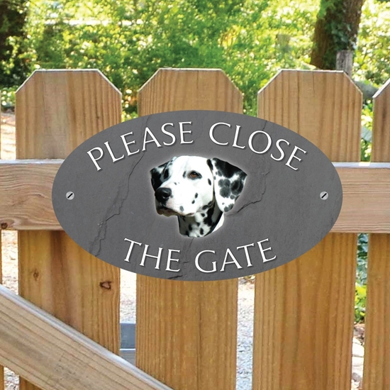 JAF Graphics. Dalmatian Gate Sign