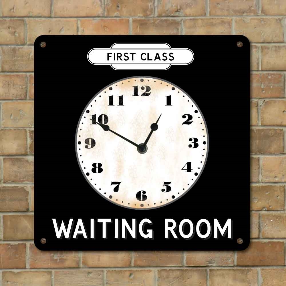 JAF Graphics. Railway Station Waiting Room Clock