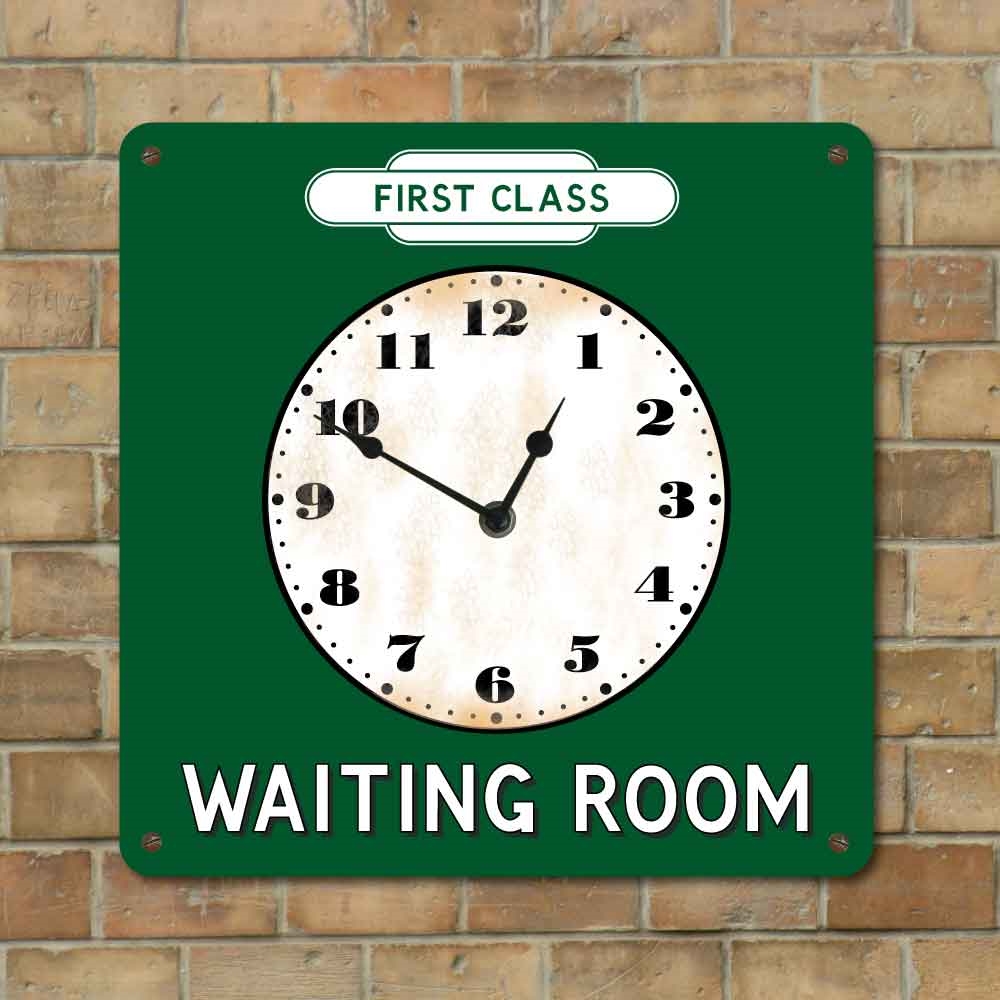 JAF Graphics. Railway Station Waiting Room Clock