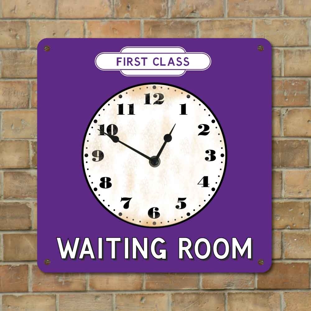 JAF Graphics. Railway Station Waiting Room Clock