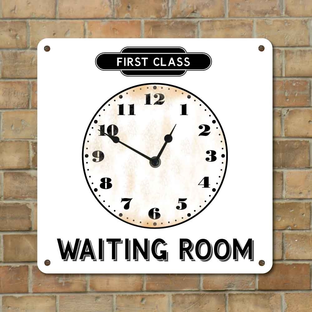 JAF Graphics. Railway Station Waiting Room Clock