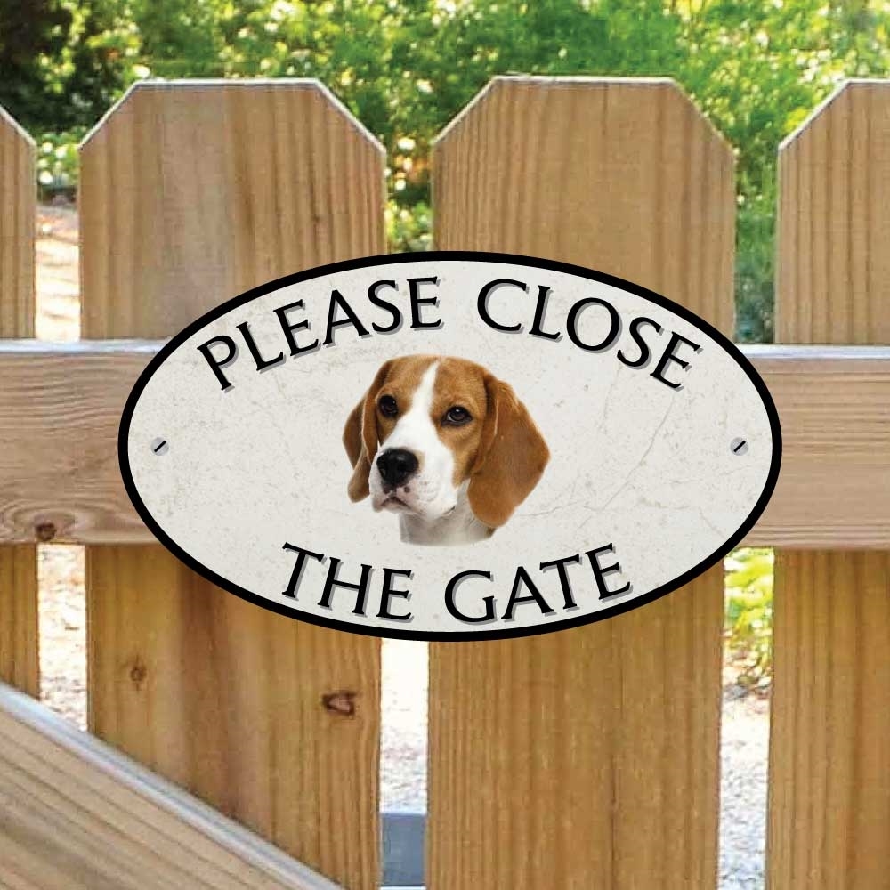 JAF Graphics. Beagle Gate Sign