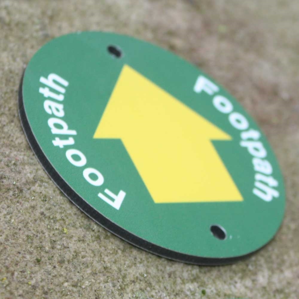 JAF Graphics. Footpath Way Marker -2PK
