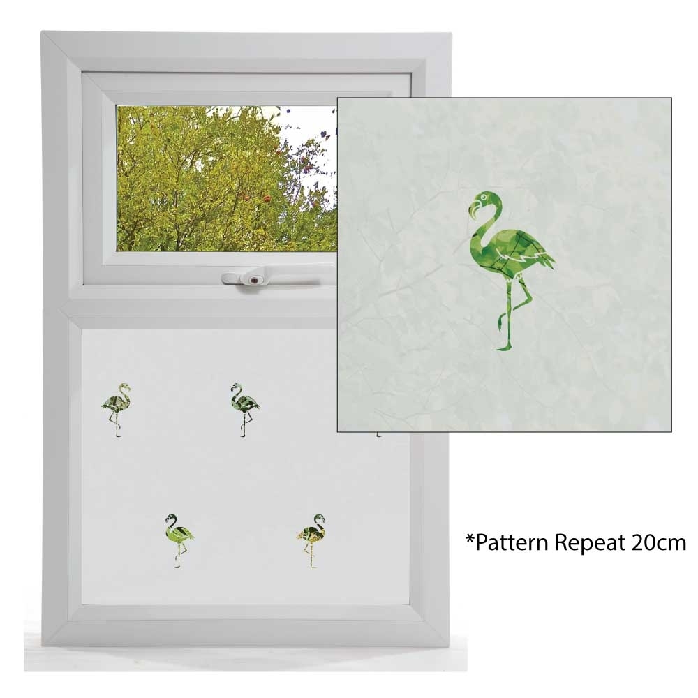 JAF Graphics. Flamingo Design Window Film