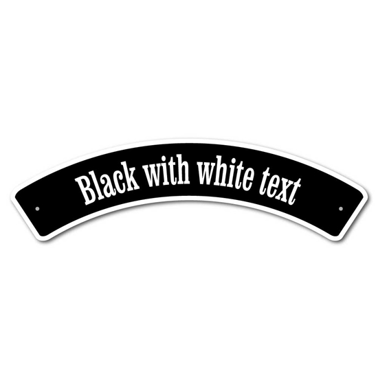 JAF Graphics. Outdoor Vintage Style Arched Custom House Sign