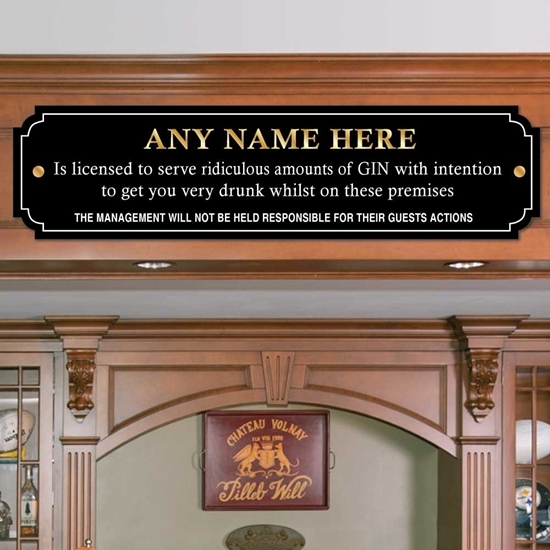 JAF Graphics Funny Landlord Name Plaque