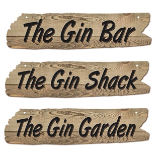 JAF Graphics. Gin Bar Signs