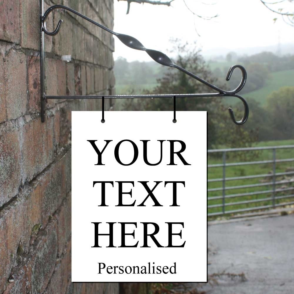 JAF Graphics. Personalised Hanging Bar Sign