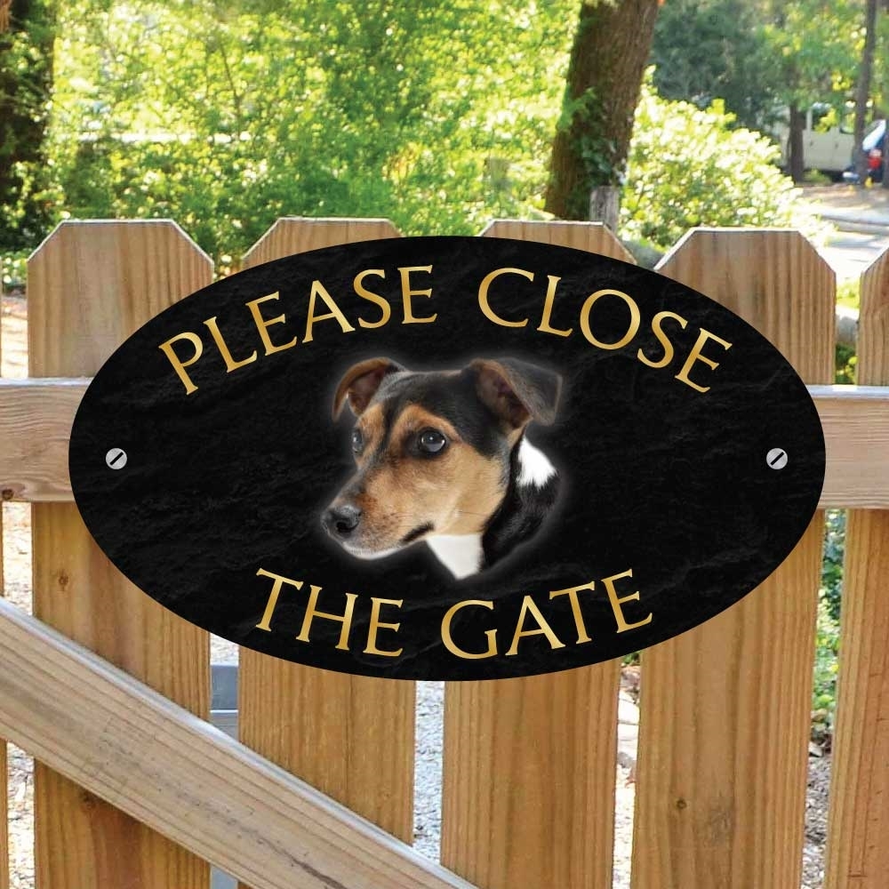 JAF Graphics. Jack Russell Gate Sign
