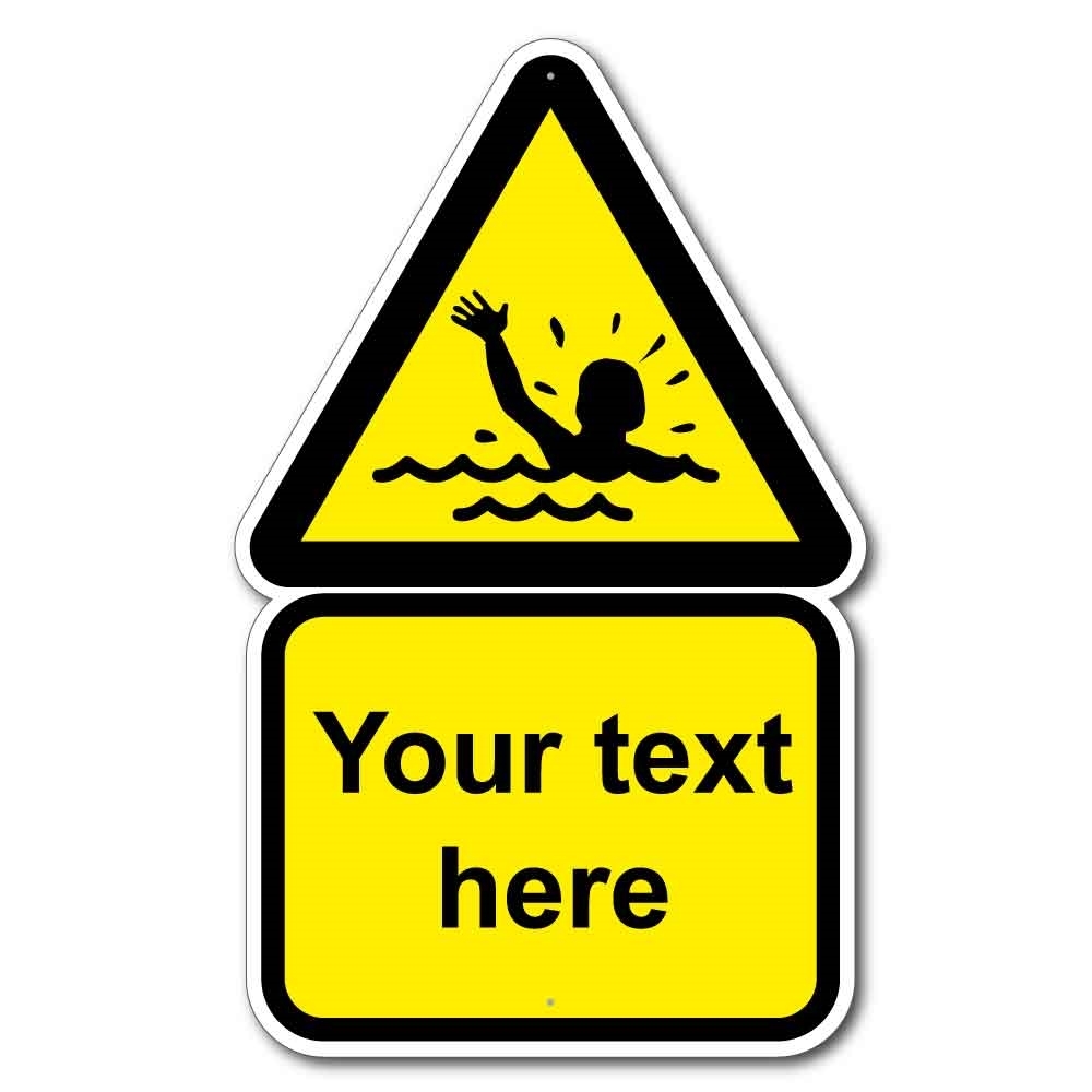 JAF Graphics. POND SAFETY SIGN