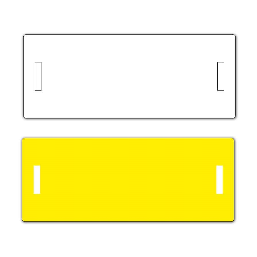 JAF Graphics. Slotted pvc personalised labels