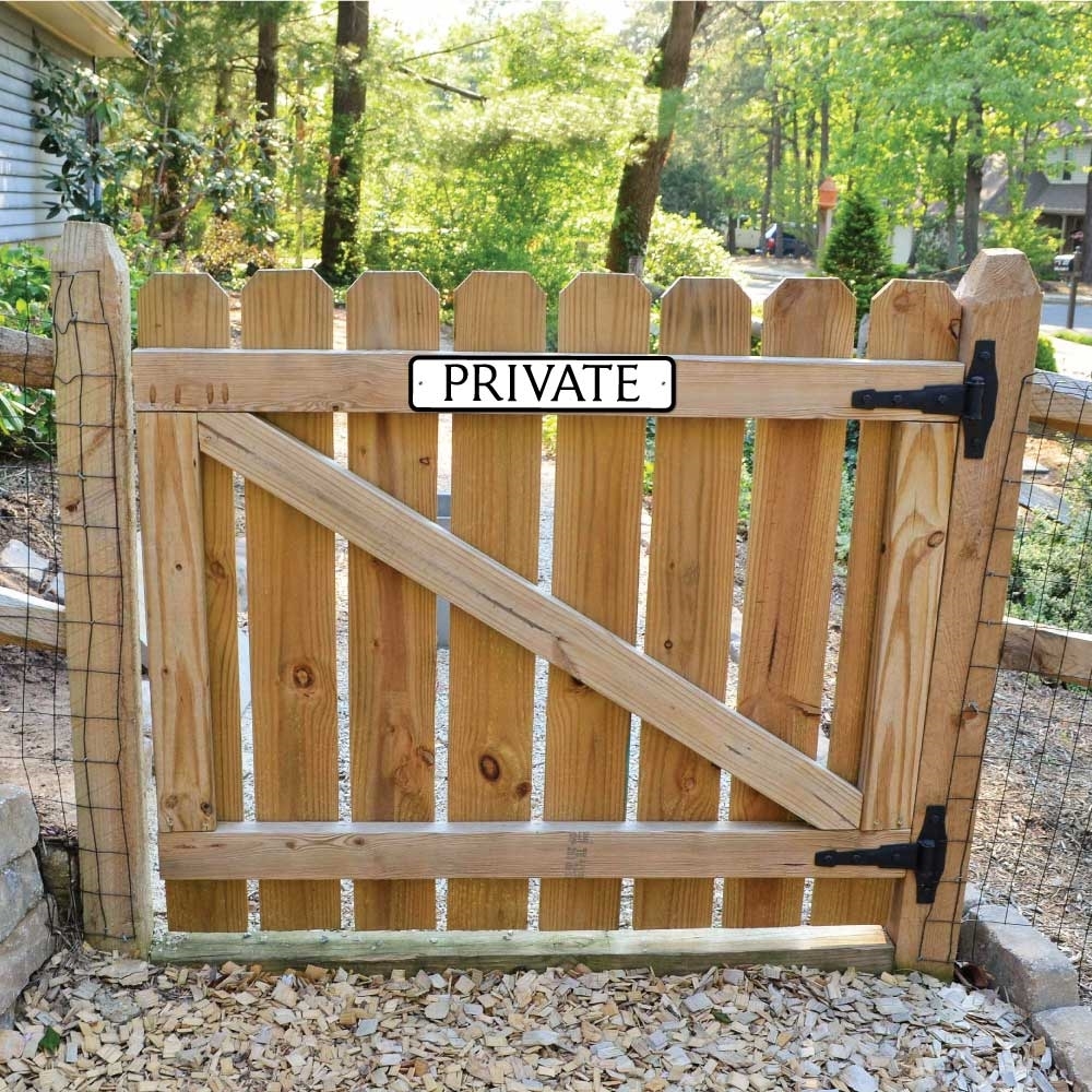 JAF Graphics. PRIVATE Sign