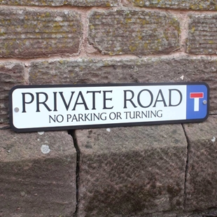 JAF Graphics. Private Road & Drive Signs