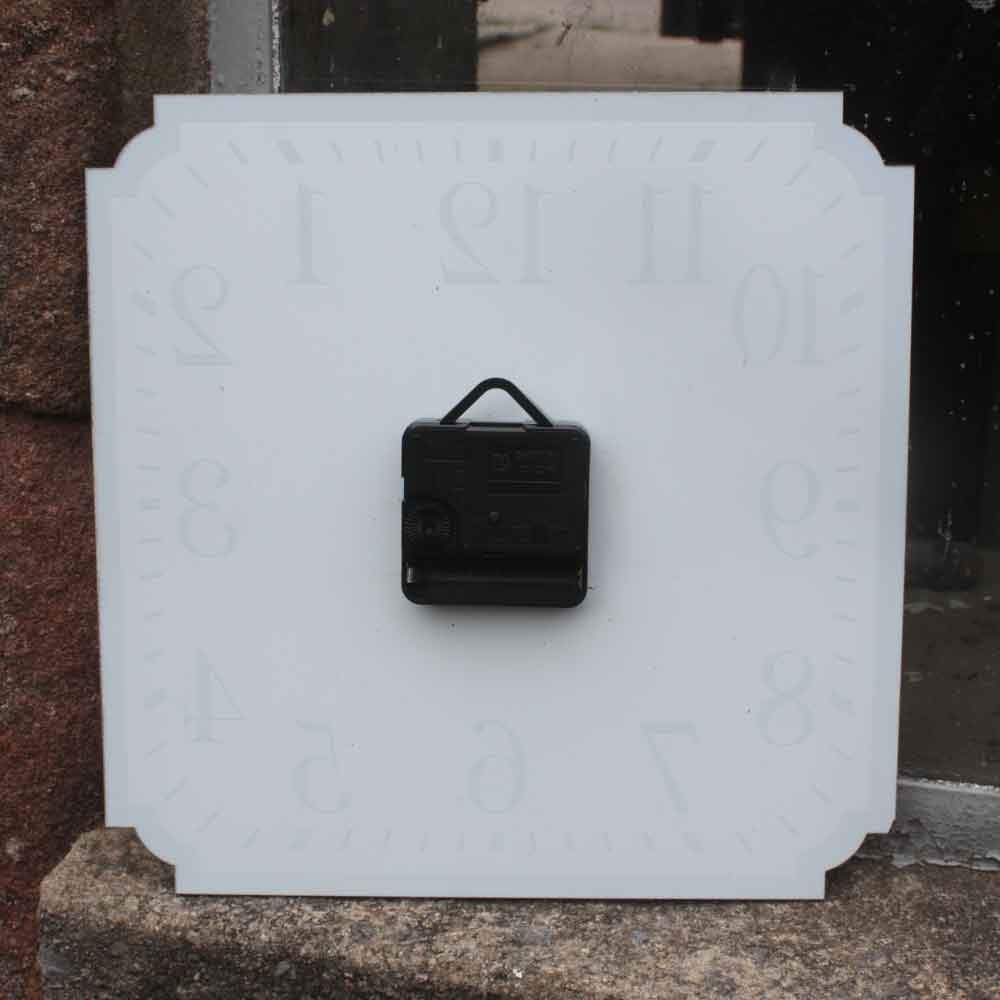 JAF Graphics. Square Wall Clock - Caseless Design
