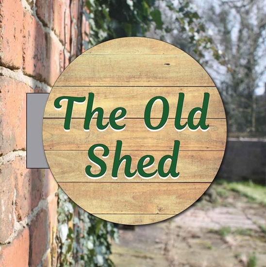 JAF Graphics. Personalised Barrel Projecting Sign