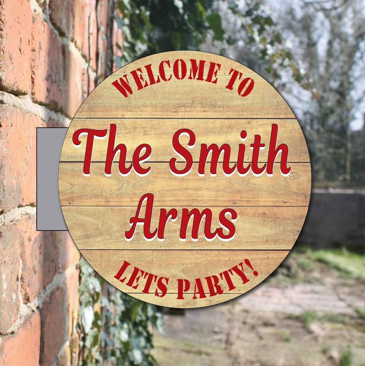 JAF Graphics. Personalised Barrel Projecting Sign